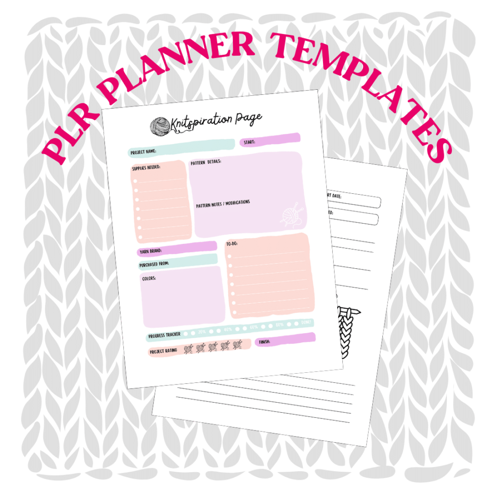 knit planner - Kate Danielle Creative